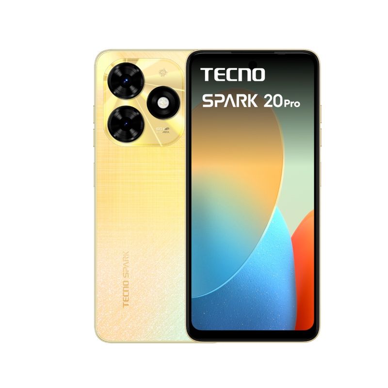 Smartphone Tecno Spark 20c 128 + 4gb Alpenglow Gold - Tecno