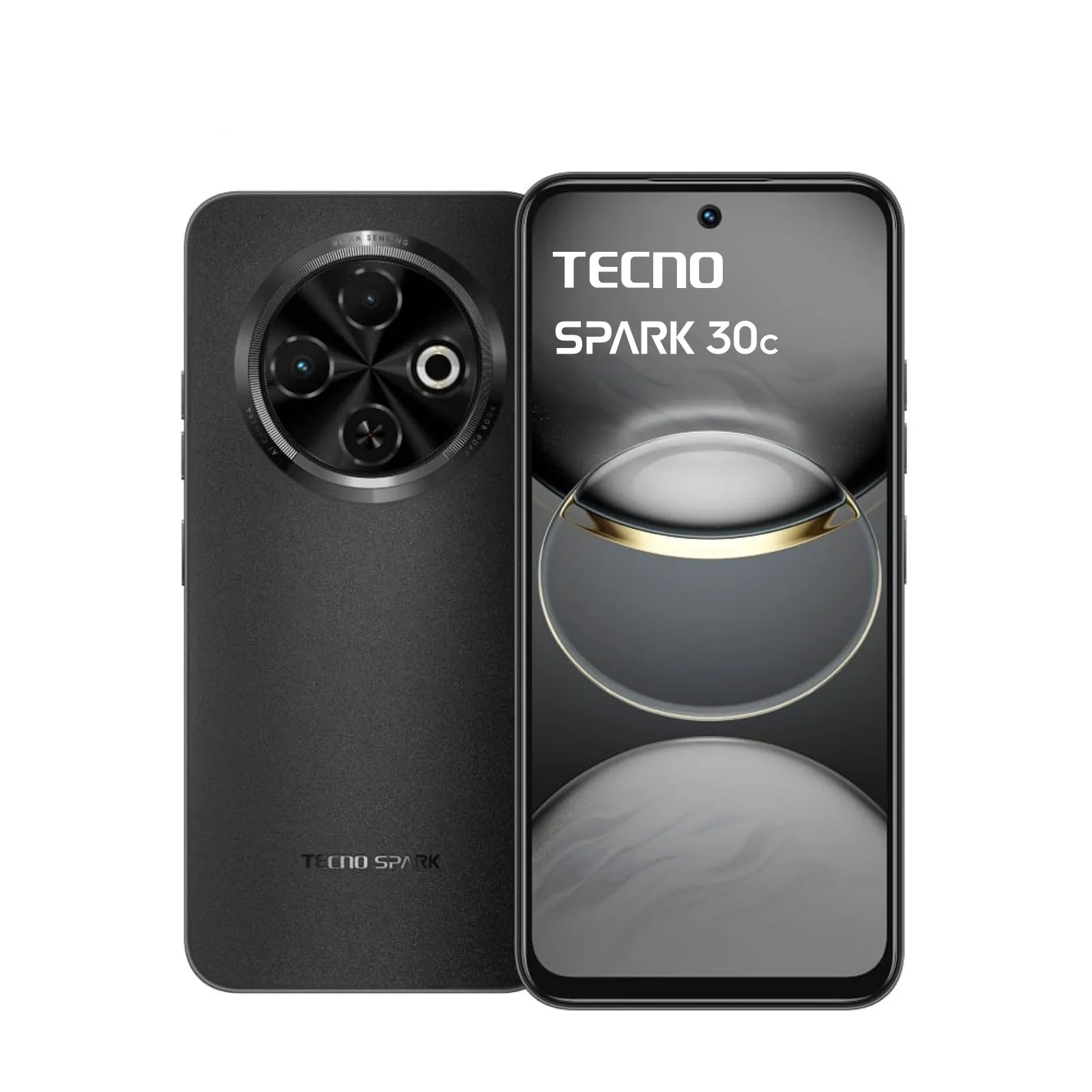 Spark 30c 128 + 4gb Orbit Black - Tecno